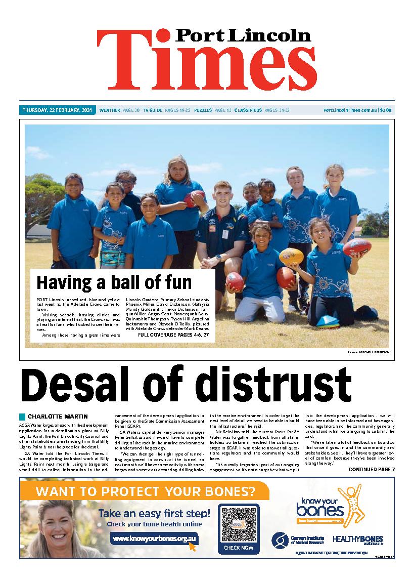 Port Lincoln Times – 22nd February 2024 | Port Lincoln Times