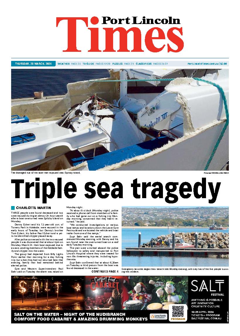 Port Lincoln Times – 28th March 2024 | Port Lincoln Times