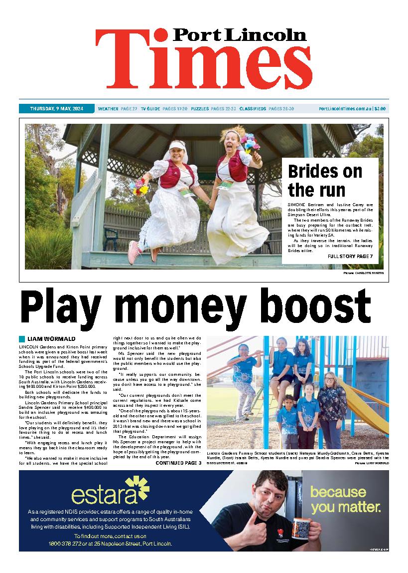 Port Lincoln Times – 9th May 2024 | Port Lincoln Times