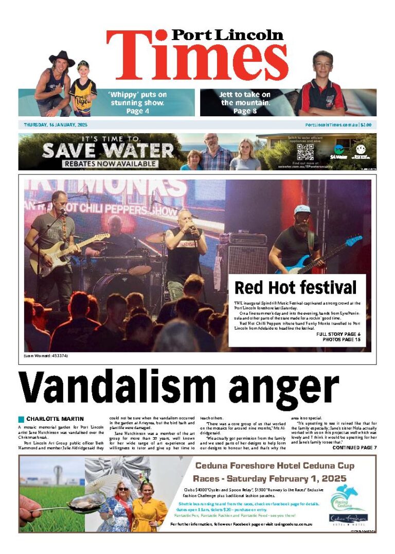 Port Lincoln Times – 16th January 2025 | Port Lincoln Times