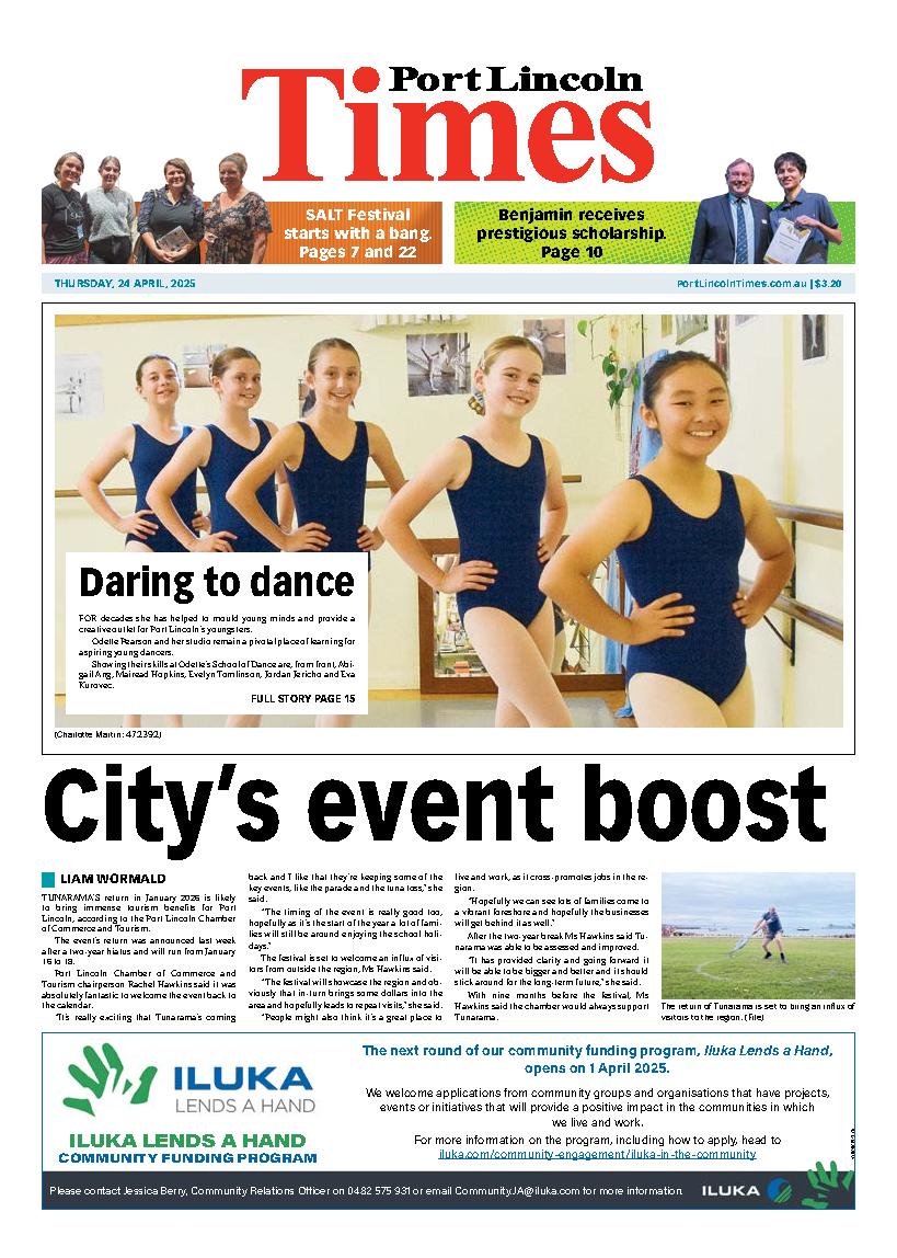 Port Lincoln Times – 24th April 2025 | Port Lincoln Times
